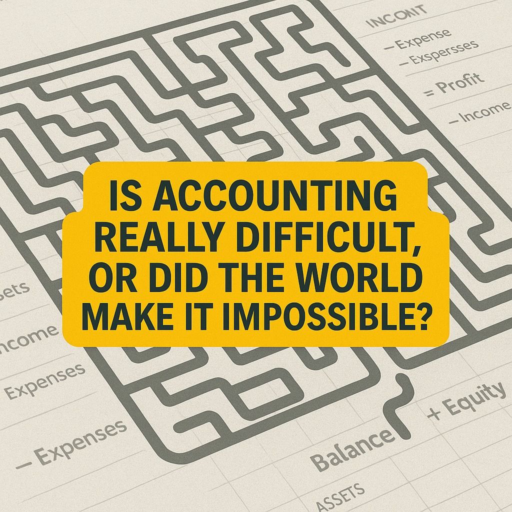 Is Accounting Really Difficult, or Did the World Make It Impossible ...